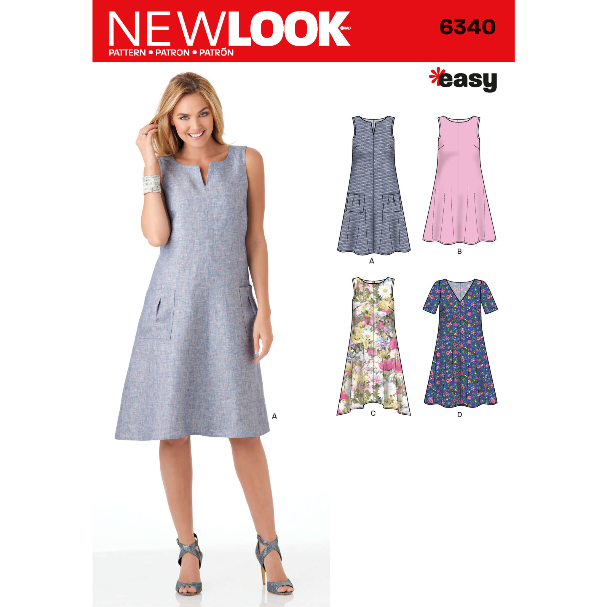 New Look N6682 – Kjole – Cotton Candy